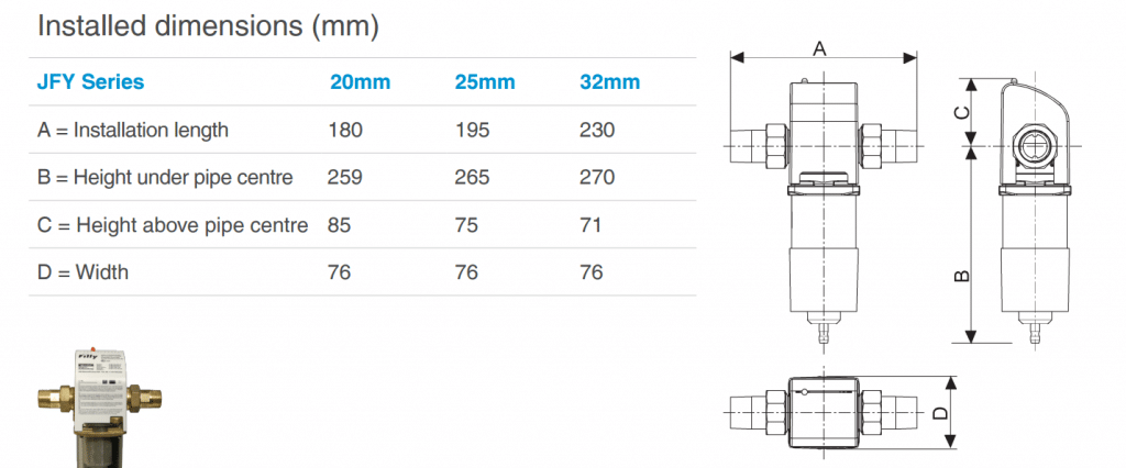 Southland 25mm JUDO JFY Backwash Filter J8070603 | Water Tanks Melbourne - ASC Water Tanks