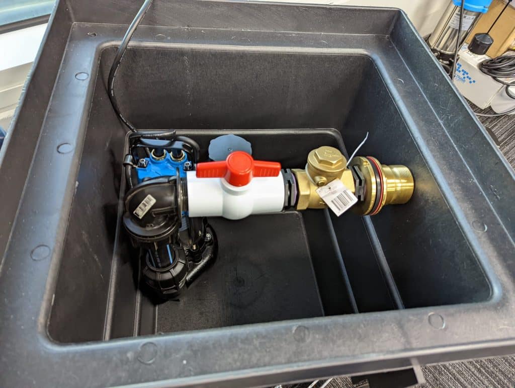 ASC 75L Stormwater Pit and D18VAMAG 135L/min Vertical Lift Pump For ...
