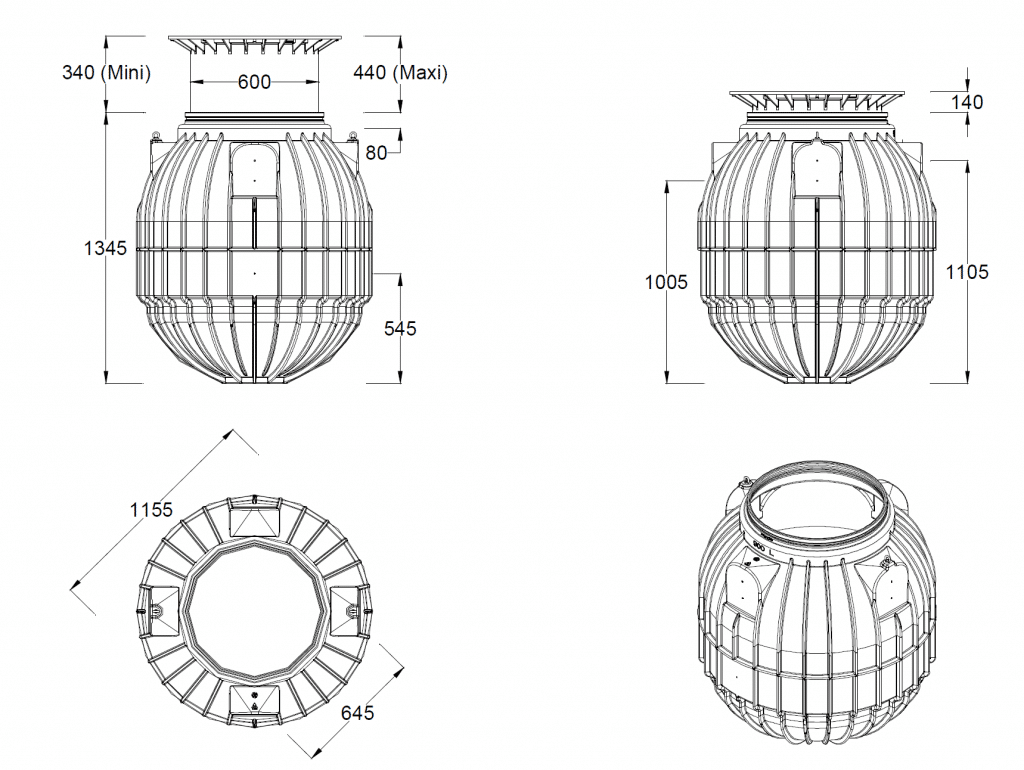 900 Litre Sapphire Underground Pit | Water Tanks Melbourne - ASC Water ...