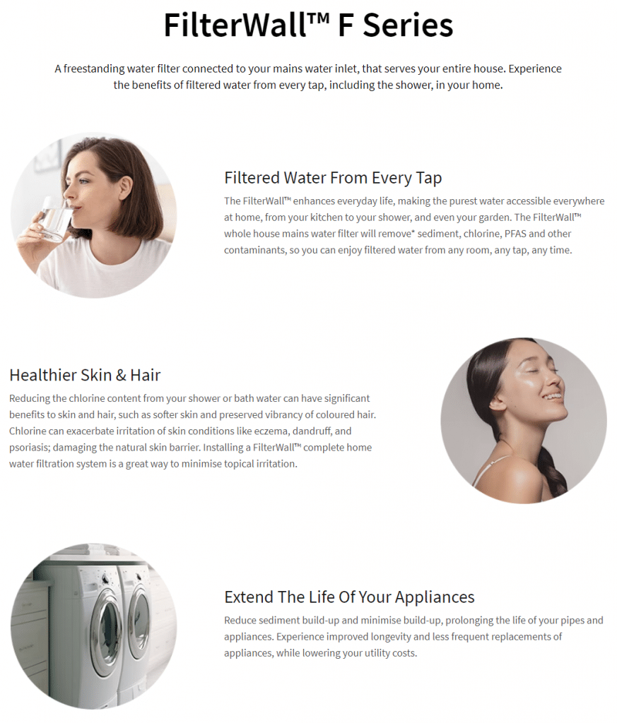 Puretec FilterWall-F4 freestanding 3 Stage Whole House Filtration ...