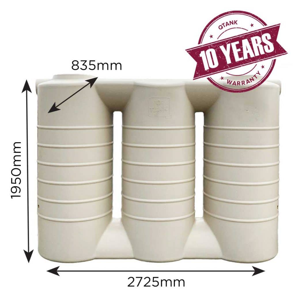 3000 Litre Slimline Water Tank | Water Tanks Melbourne - ASC Water Tanks